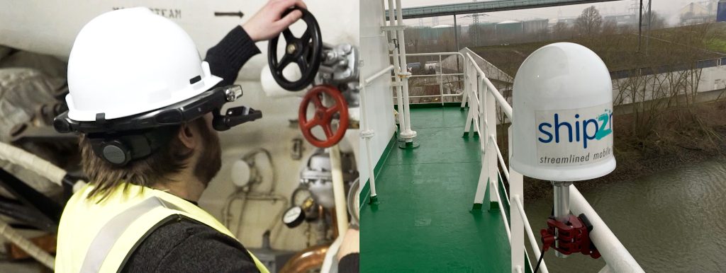 Shipznet's Guidance Toolkit for remote service on ships - RealWear